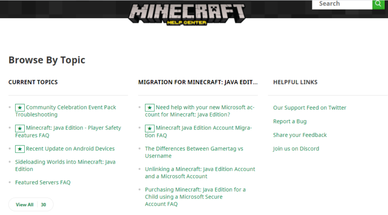 Common Minecraft Error Fixes - minemum.com